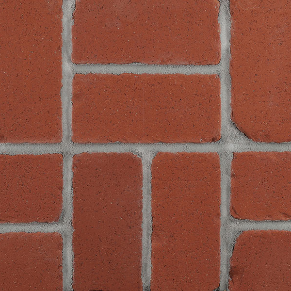 MARION CERAMICS 200 Plantation Red Tumbled Brick Tile* - Drohan Brick ...